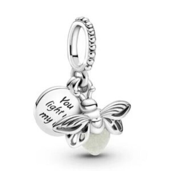 Pandora | Jewelry | Pandora Glowinthedark Firefly Dangle Charm | Poshmark